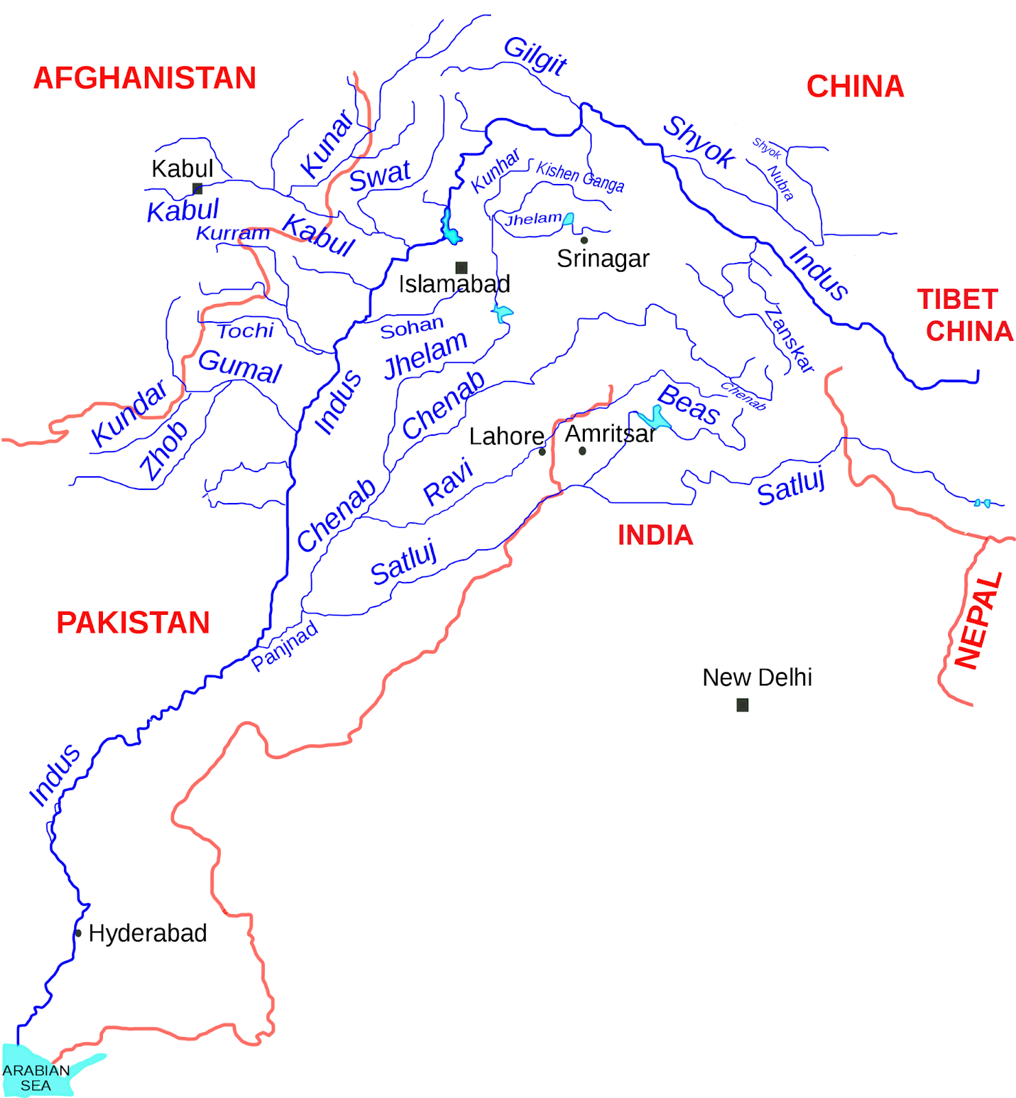Sutlej River - The Study IAS